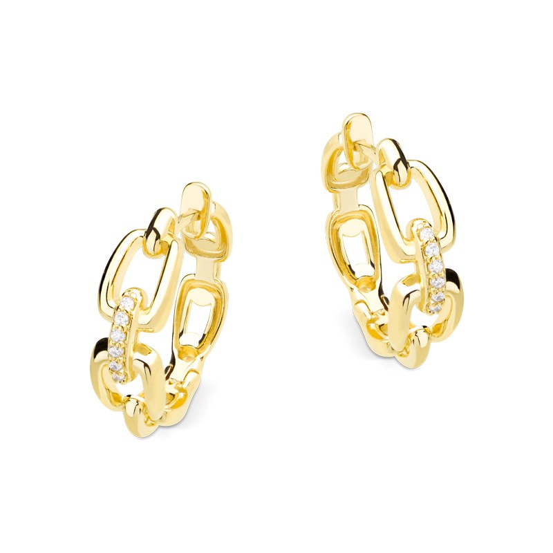 Brincos Argola Elo :: Sabrina Joias Atacado